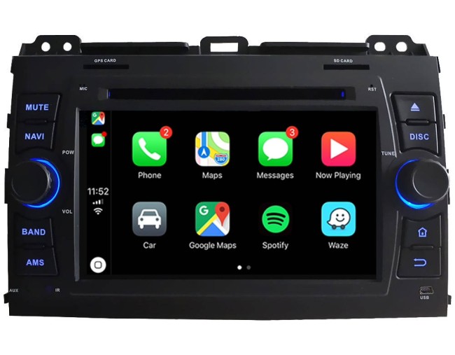 Toyota Land Cruiser Prado J120 Android 13.0 Autoradio DVD GPS - 7 ...