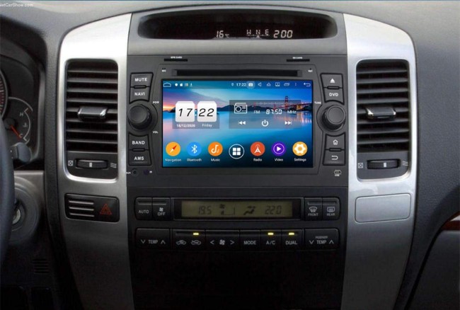 Toyota Land Cruiser Prado J120 Android 13.0 Autoradio DVD GPS - 7 ...