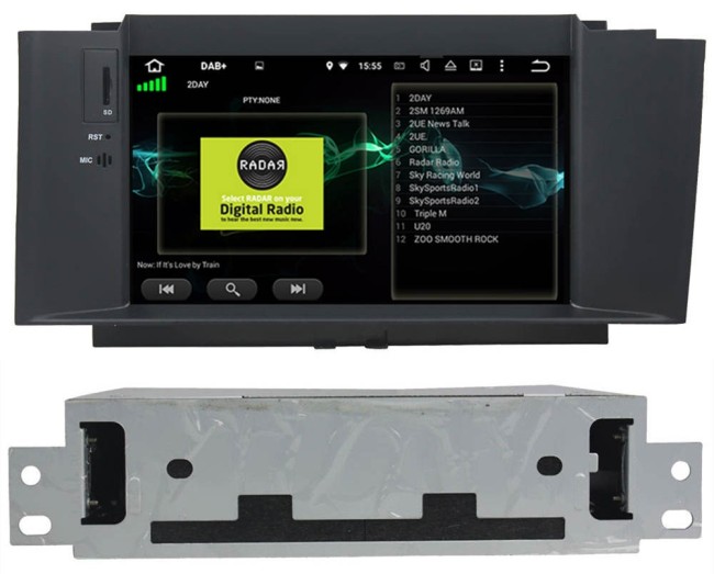 Citroën DS4 Android 13.0 Autoradio DVD GPS - 7" Android 13.0 Lecteur ...