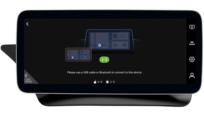 Mercedes C207/A207 Android 13 Autoradio DVD GPS Navigation avec 8-Core ...