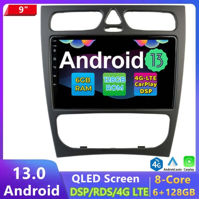 Mercedes Classe G W463 Android 14 Autoradio Multimédia GPS - 12,3 ...